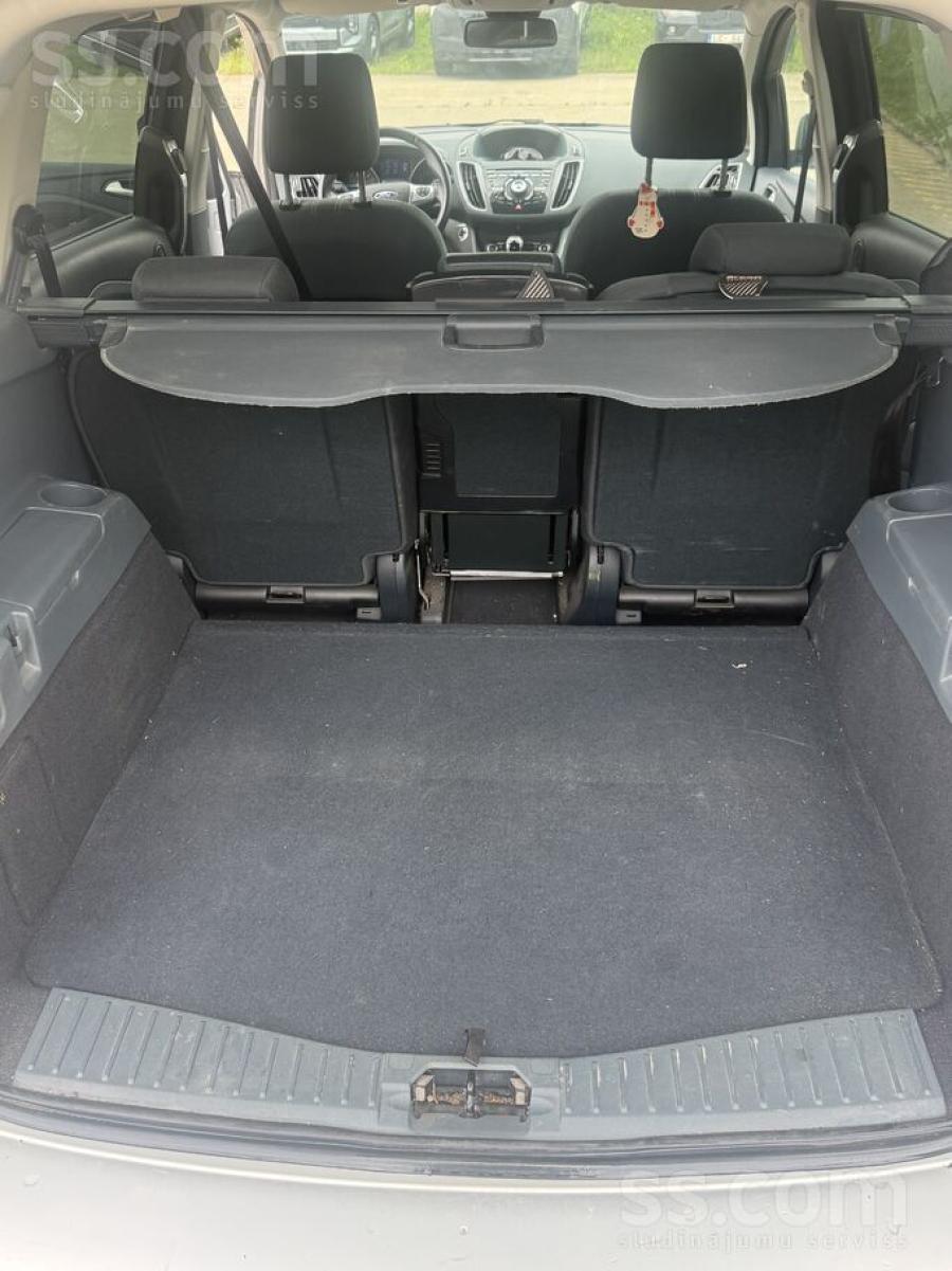 Grey Ford C-Max 2013 in Riga, with an engine capacity of 2.00 L and mileage of 245 thousand km for 3950 €, photo 14 on AUTOMOTO.COM.LV