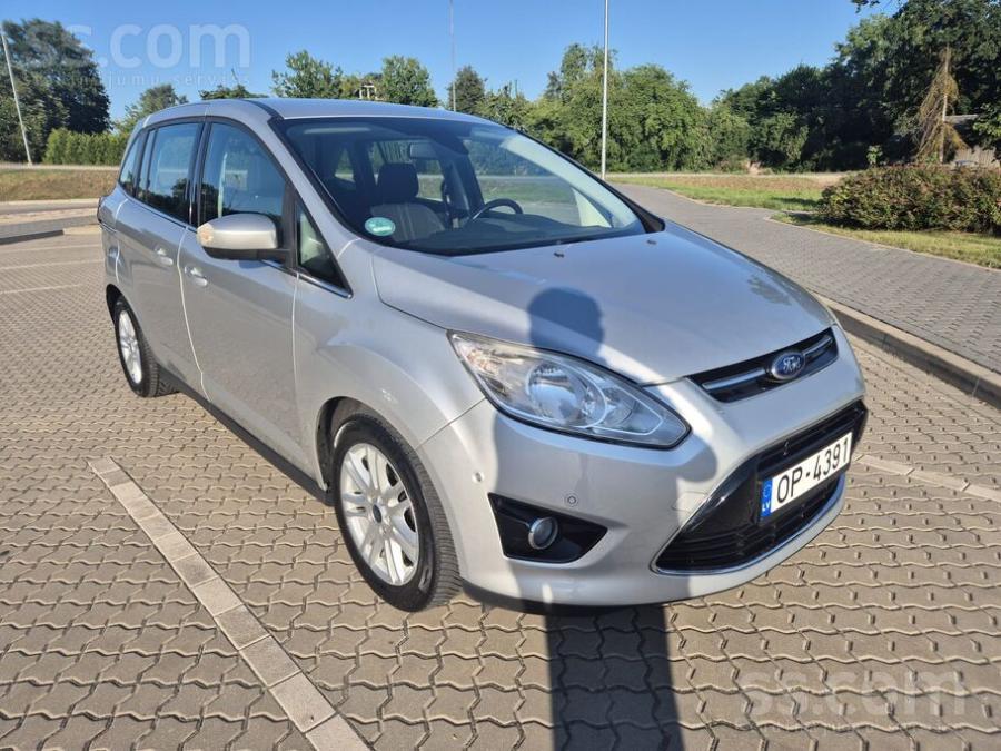 Grey Ford C-Max 2013 in Saldus, with an engine capacity of 1.00 L and mileage of 115 thousand km for 5150 €, photo 8 on AUTOMOTO.COM.LV