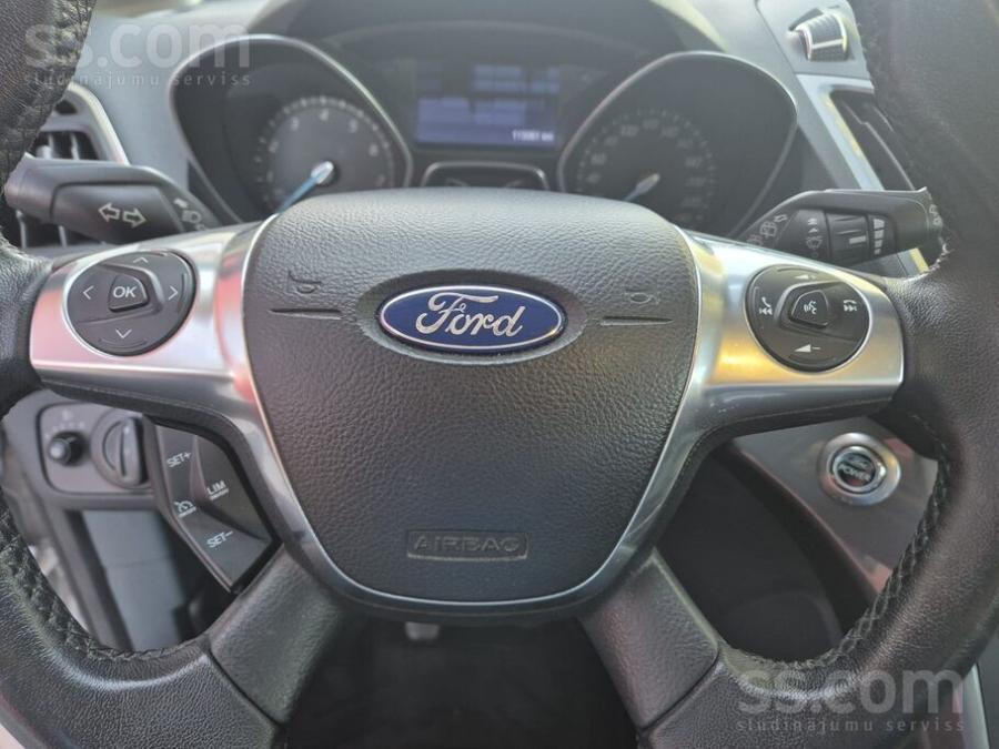 Grey Ford C-Max 2013 in Saldus, with an engine capacity of 1.00 L and mileage of 115 thousand km for 5150 €, photo 16 on AUTOMOTO.COM.LV