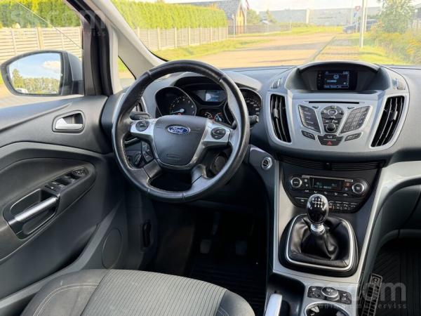 Pelēks Ford C-Max 2013 Rīga, ar dzinēja tilpumu 1.60 L un nobraukumu 228 tūkst. km par 2950 €, foto 8 vietnē AUTOMOTO.COM.LV