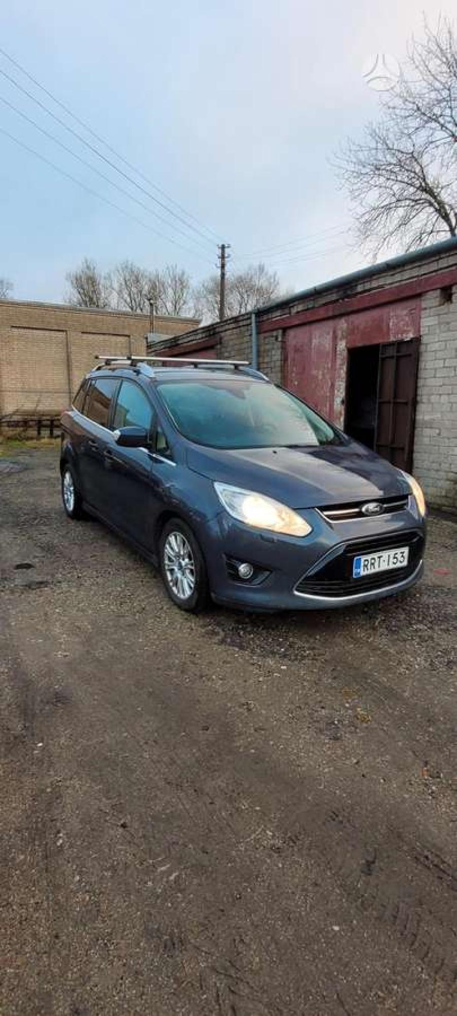 Grey Ford C-Max 2014 in Plunge, with an engine capacity of 1.60 L and mileage of 340 thousand km for 4200 €, photo 2 on AUTOMOTO.COM.LV
