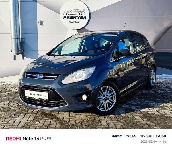 Pelēks Ford C-Max 2014 Kauņa, ar dzinēja tilpumu 1.00 L un nobraukumu 156 tūkst. km par 4650 €, foto 4 vietnē AUTOMOTO.COM.LV