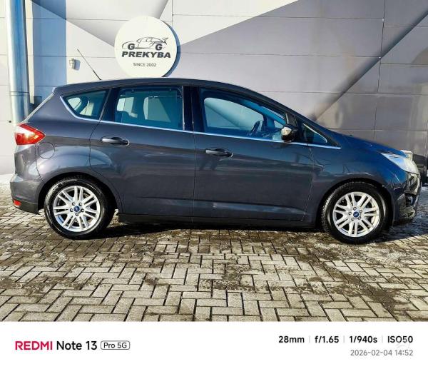 Pelēks Ford C-Max 2014 Kauņa, ar dzinēja tilpumu 1.00 L un nobraukumu 156 tūkst. km par 4650 €, foto 5 vietnē AUTOMOTO.COM.LV
