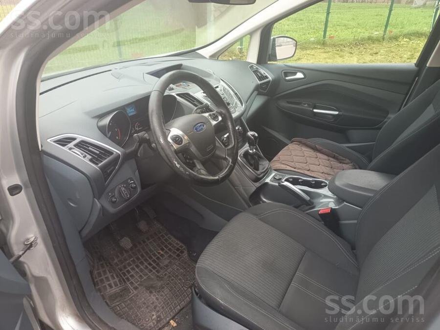 Grey Ford C-Max 2014 in Riga, with an engine capacity of 2.00 L and mileage of 163 thousand km for 4050 €, photo 7 on AUTOMOTO.COM.LV