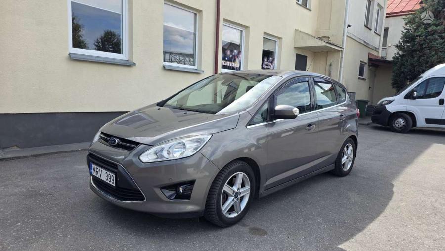 Grey Ford C-Max 2014 in Alytus, with an engine capacity of 2.00 L and mileage of 195 thousand km for 4550 €, photo 1 on AUTOMOTO.COM.LV