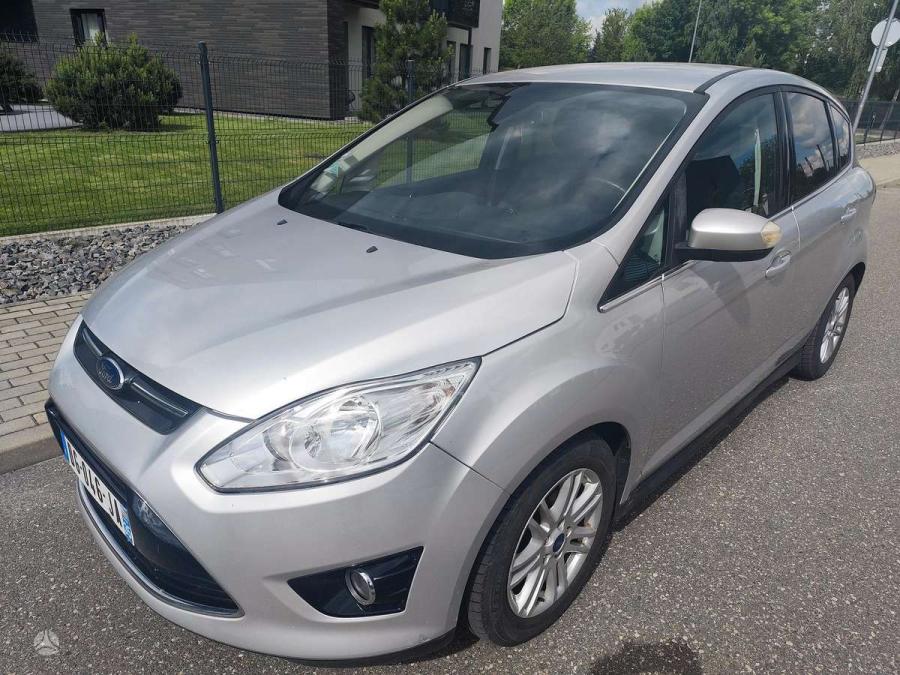 Grey Ford C-Max 2014 in Kaunas, with an engine capacity of 1.56 L and mileage of 250 thousand km for 3650 €, photo 4 on AUTOMOTO.COM.LV