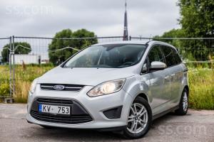 Pelēks Ford C-Max 2014 Rīga, ar dzinēja tilpumu 1.60 L un nobraukumu 358 tūkst. km par 5990 €, foto  vietnē AUTOMOTO.COM.LV