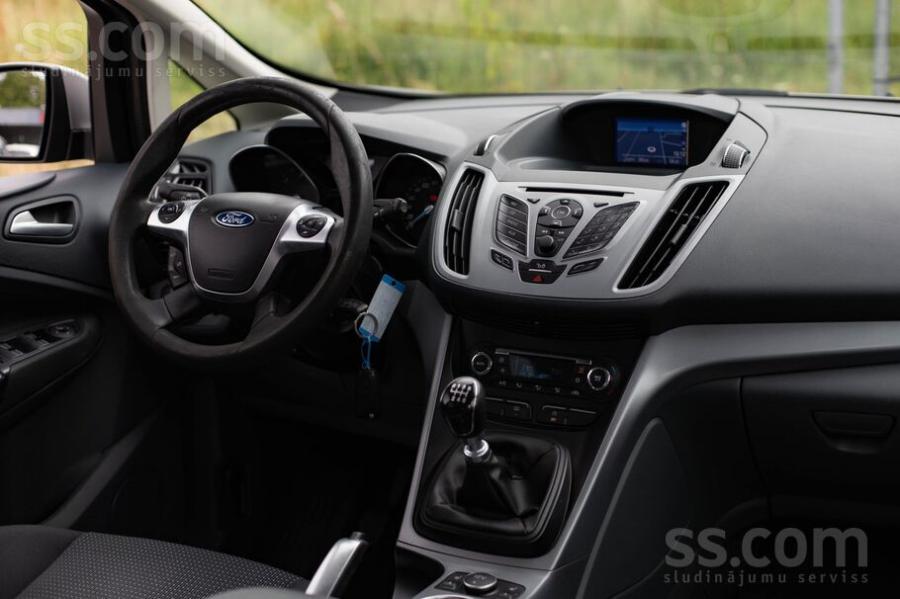 Pelēks Ford C-Max 2014 Rīga, ar dzinēja tilpumu 1.60 L un nobraukumu 358 tūkst. km par 5990 €, foto 28 vietnē AUTOMOTO.COM.LV
