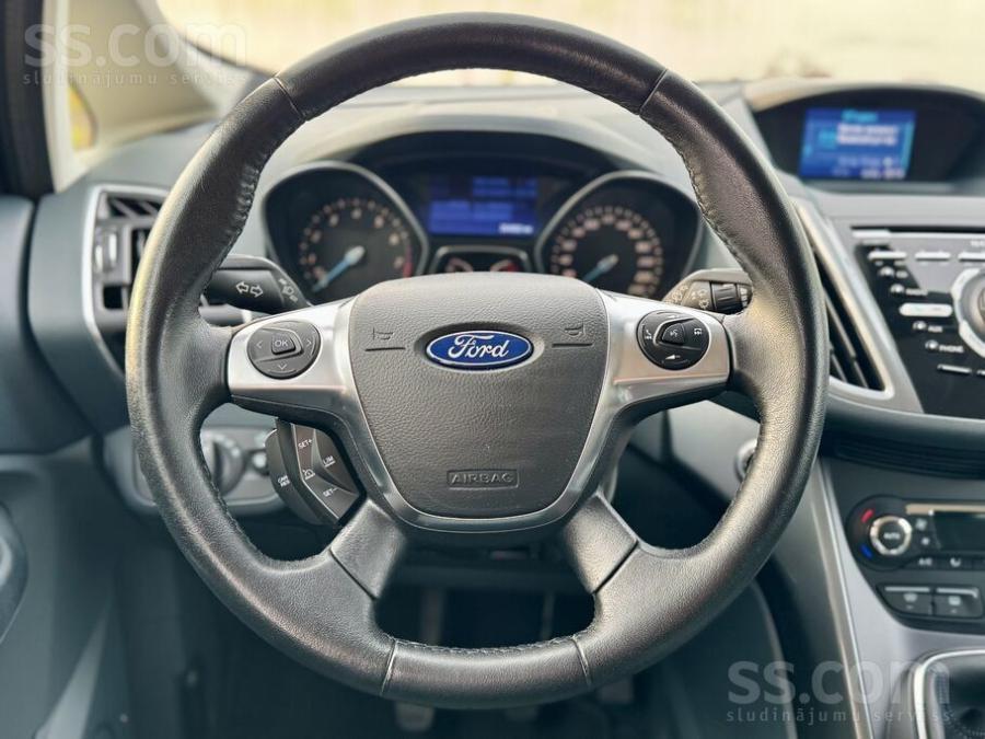 Pelēks Ford C-Max 2014 Rēzekne, ar dzinēja tilpumu 1.60 L un nobraukumu 266 tūkst. km par 6190 €, foto 19 vietnē AUTOMOTO.COM.LV