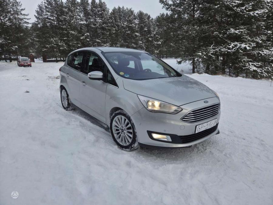 Grey Ford C-Max 2015 in Panevezys, with an engine capacity of 1.50 L and mileage of 220 thousand km for 5550 €, photo 1 on AUTOMOTO.COM.LV