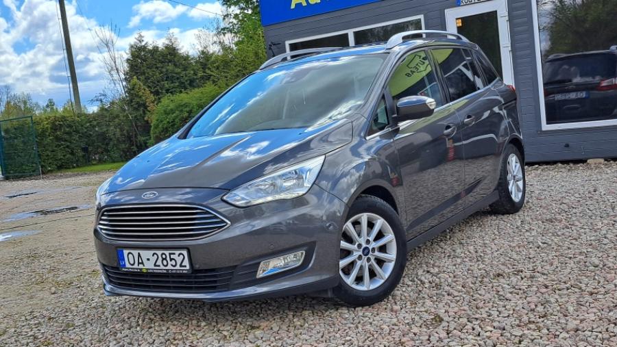Grey Ford C-Max 2015 in Riga, with an engine capacity of 1.50 L and mileage of 253 thousand km for 6990 €, photo 5 on AUTOMOTO.COM.LV