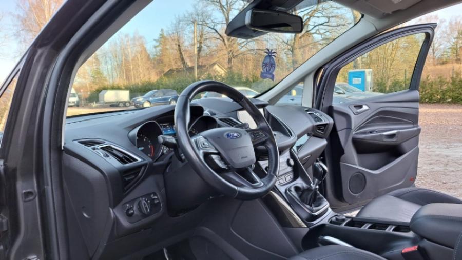 Grey Ford C-Max 2015 in Riga, with an engine capacity of 1.50 L and mileage of 253 thousand km for 6990 €, photo 18 on AUTOMOTO.COM.LV