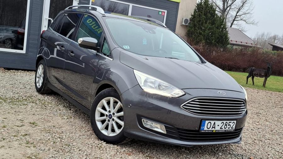 Grey Ford C-Max 2015 in Riga, with an engine capacity of 1.50 L and mileage of 253 thousand km for 6990 €, photo 68 on AUTOMOTO.COM.LV