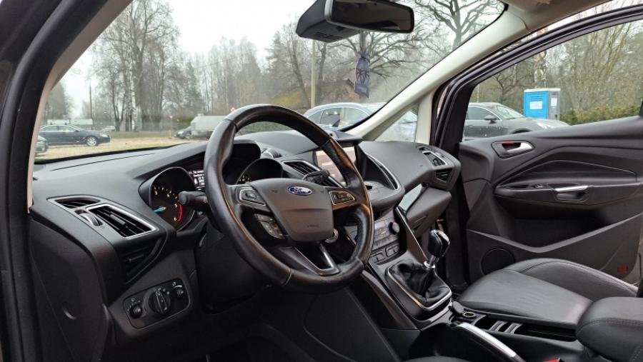 Grey Ford C-Max 2015 in Riga, with an engine capacity of 1.50 L and mileage of 253 thousand km for 6990 €, photo 88 on AUTOMOTO.COM.LV