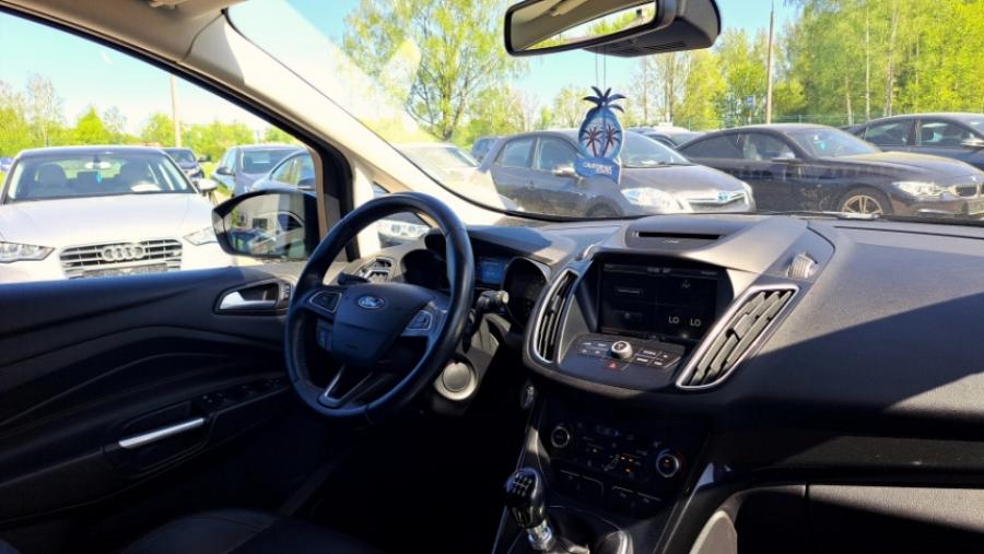 Grey Ford C-Max 2015 in Riga, with an engine capacity of 1.50 L and mileage of 253 thousand km for 6990 €, photo 101 on AUTOMOTO.COM.LV