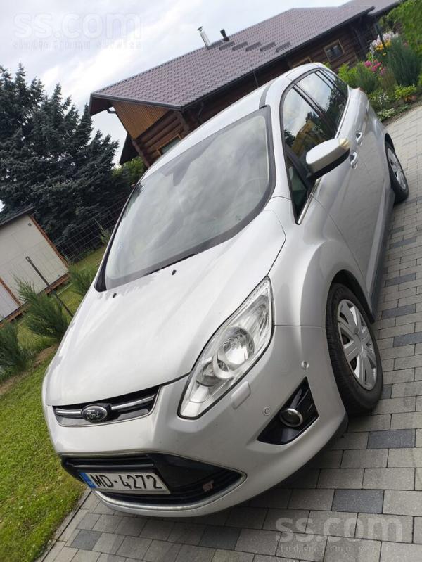 Pelēks Ford C-Max 2015 Rīga, ar dzinēja tilpumu 1.60 L un nobraukumu 244 tūkst. km par 4700 €, foto 1 vietnē AUTOMOTO.COM.LV