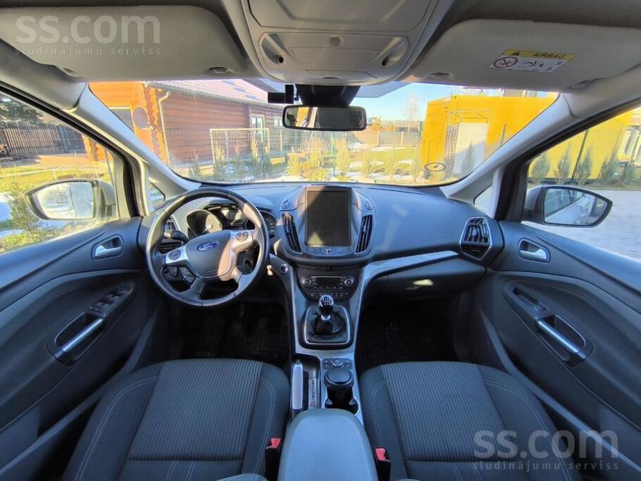 Pelēks Ford C-Max 2015 Rīga, ar dzinēja tilpumu 1.60 L un nobraukumu 244 tūkst. km par 4700 €, foto 8 vietnē AUTOMOTO.COM.LV