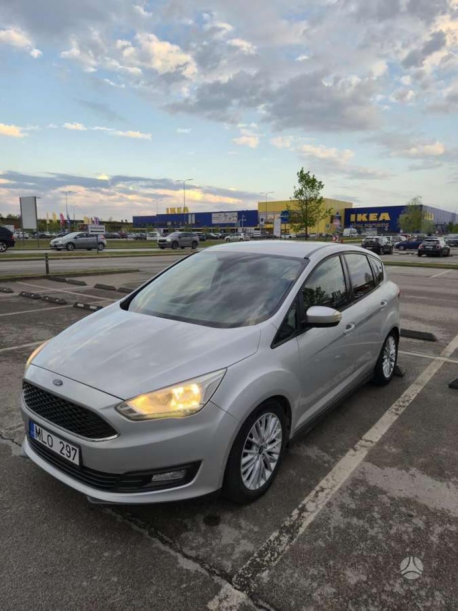 Pelēks Ford C-Max 2015 Viļņa, ar dzinēja tilpumu 2.00 L un nobraukumu 271 tūkst. km par 5500 €, foto 3 vietnē AUTOMOTO.COM.LV