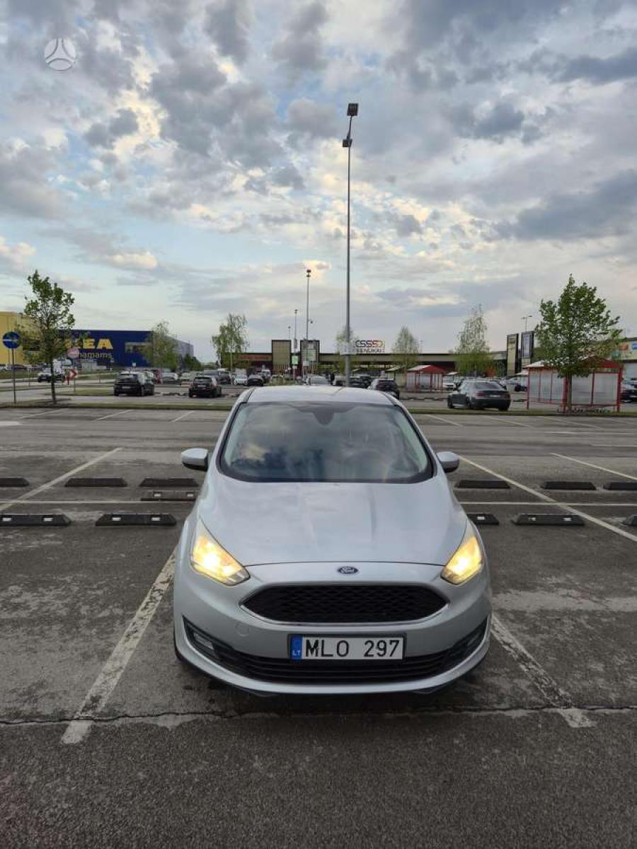 Pelēks Ford C-Max 2015 Viļņa, ar dzinēja tilpumu 2.00 L un nobraukumu 271 tūkst. km par 5500 €, foto 4 vietnē AUTOMOTO.COM.LV