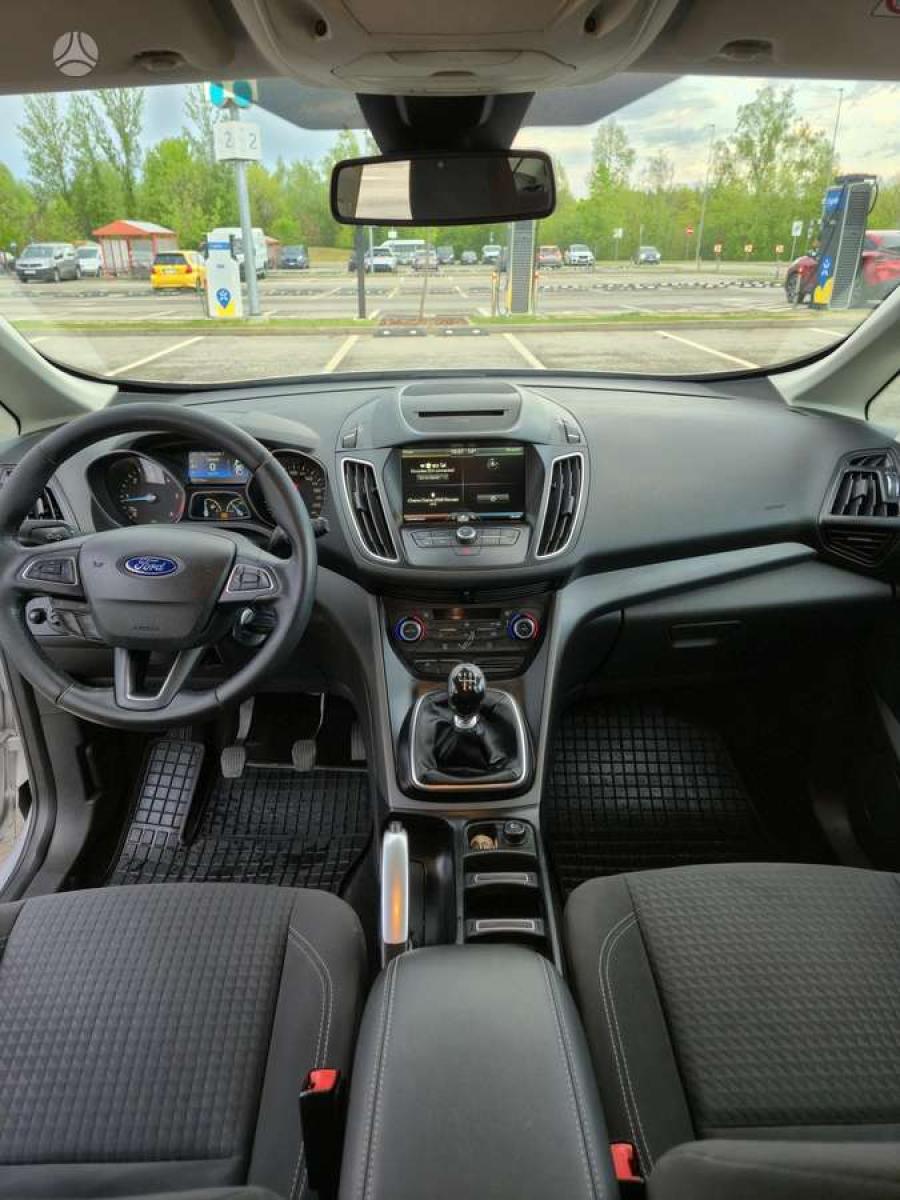 Pelēks Ford C-Max 2015 Viļņa, ar dzinēja tilpumu 2.00 L un nobraukumu 271 tūkst. km par 5500 €, foto 18 vietnē AUTOMOTO.COM.LV