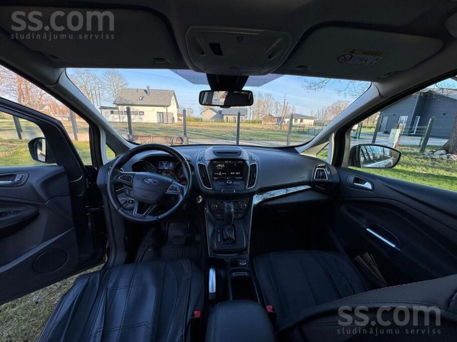 Grey Ford C-Max 2016 in Riga, with an engine capacity of 2.00 L and mileage of 298 thousand km for 5500 €, photo 10 on AUTOMOTO.COM.LV
