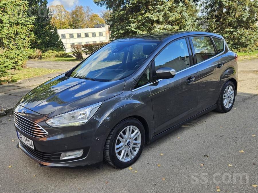 Grey Ford C-Max 2016 in Jekabpils, with an engine capacity of 2.00 L and mileage of 253 thousand km for 6790 €, photo 10 on AUTOMOTO.COM.LV