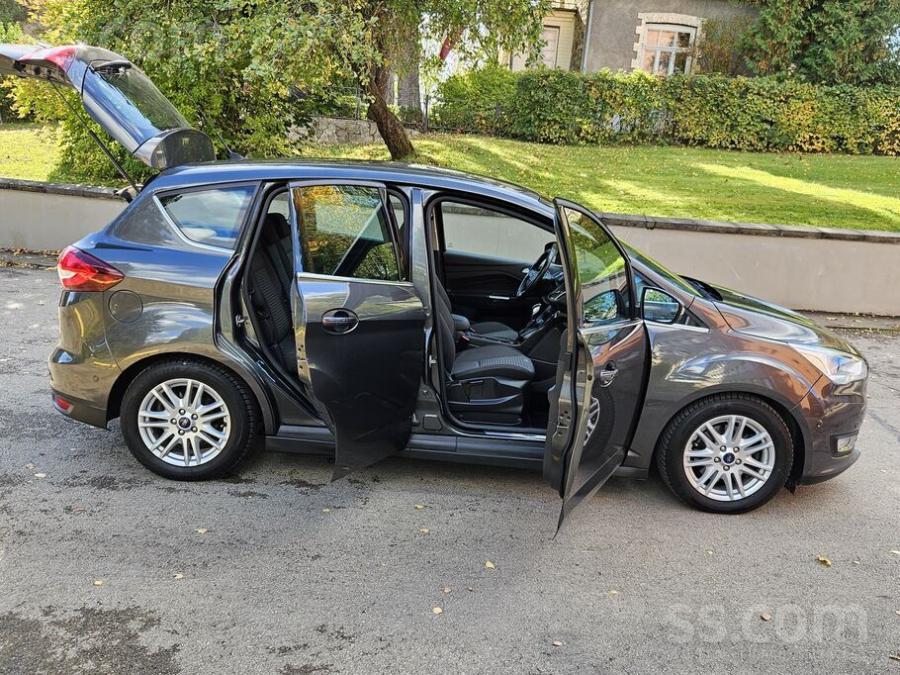 Grey Ford C-Max 2016 in Jekabpils, with an engine capacity of 2.00 L and mileage of 253 thousand km for 6790 €, photo 24 on AUTOMOTO.COM.LV