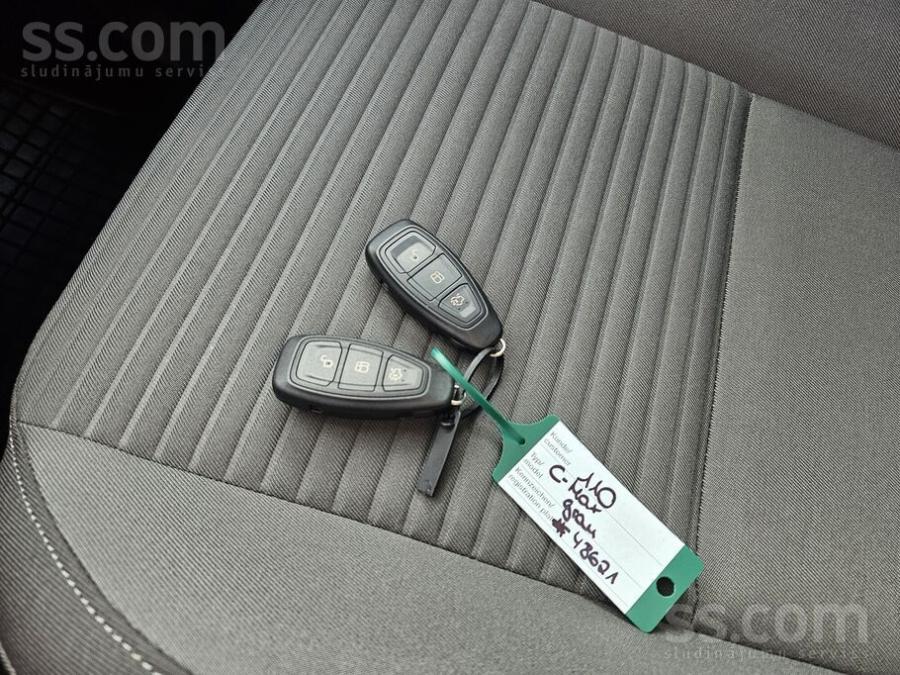 Grey Ford C-Max 2016 in Jekabpils, with an engine capacity of 2.00 L and mileage of 253 thousand km for 6790 €, photo 34 on AUTOMOTO.COM.LV
