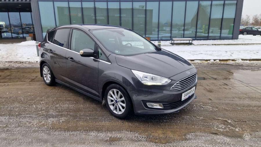 Grey Ford C-Max 2017 in Siauliai, with an engine capacity of 1.50 L and mileage of 230 thousand km for 7700 €, photo 1 on AUTOMOTO.COM.LV