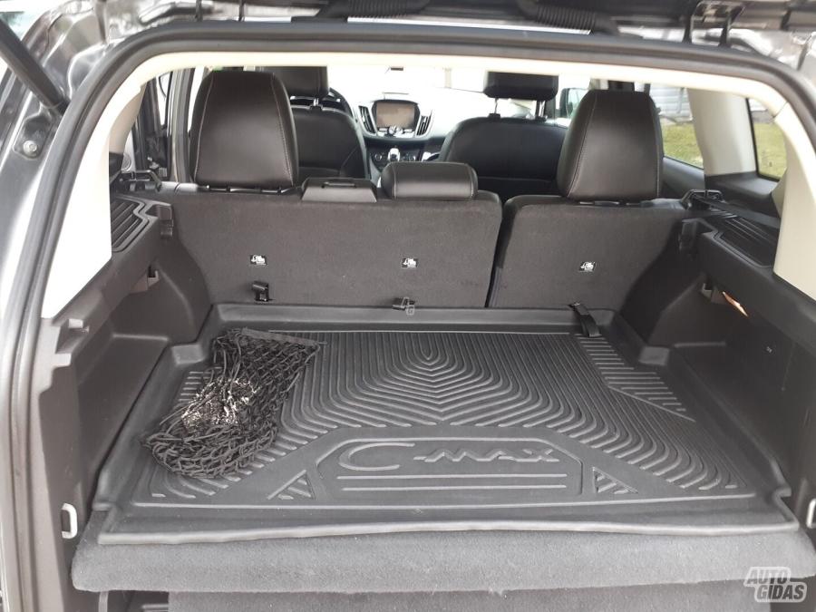 Grey Ford C-Max 2017 in Panevezys, with an engine capacity of 2.00 L and mileage of 112 thousand km for 8500 €, photo 8 on AUTOMOTO.COM.LV