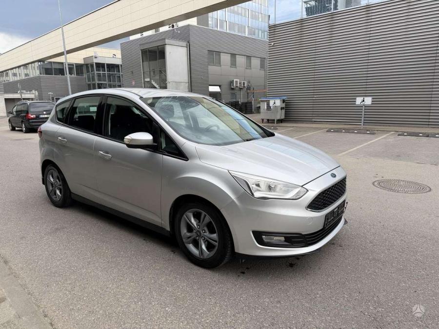Grey Ford C-Max 2017 in Vilnius, with an engine capacity of 2.00 L and mileage of 214 thousand km for 5400 €, photo 10 on AUTOMOTO.COM.LV