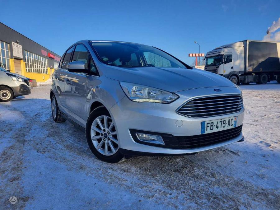 Pelēks Ford C-Max 2018 Utena, ar dzinēja tilpumu 1.50 L un nobraukumu 215 tūkst. km par 6500 €, foto 1 vietnē AUTOMOTO.COM.LV