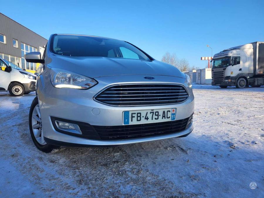Pelēks Ford C-Max 2018 Utena, ar dzinēja tilpumu 1.50 L un nobraukumu 215 tūkst. km par 6500 €, foto 13 vietnē AUTOMOTO.COM.LV