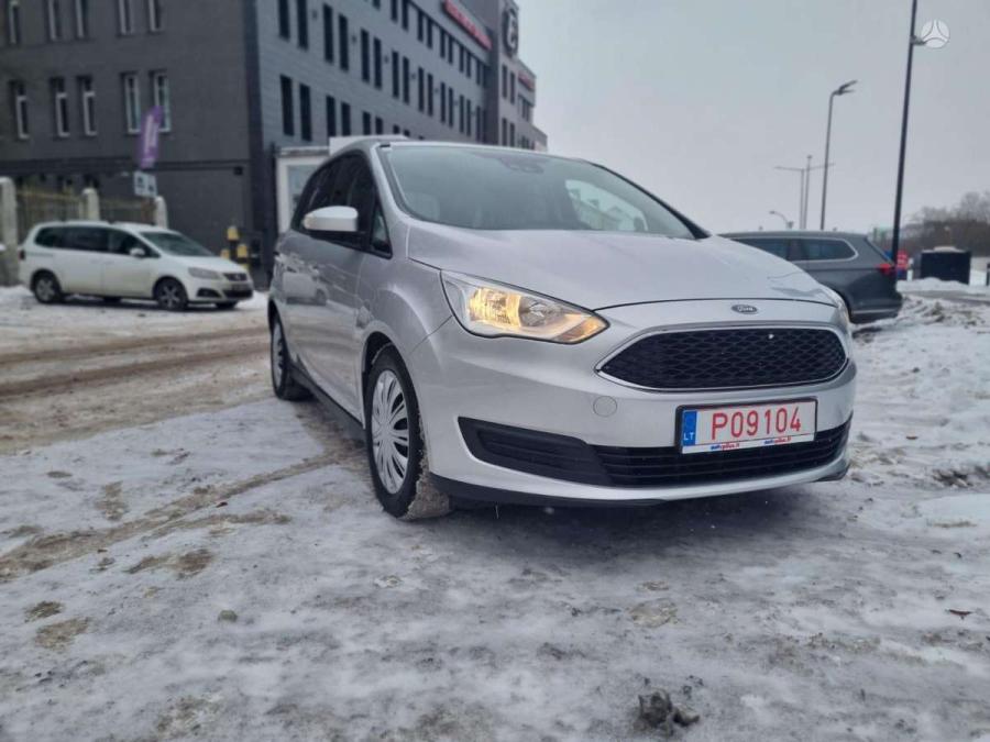 Grey Ford C-Max 2018 in Kaunas, with an engine capacity of 1.50 L and mileage of 165 thousand km for 6600 €, photo 1 on AUTOMOTO.COM.LV