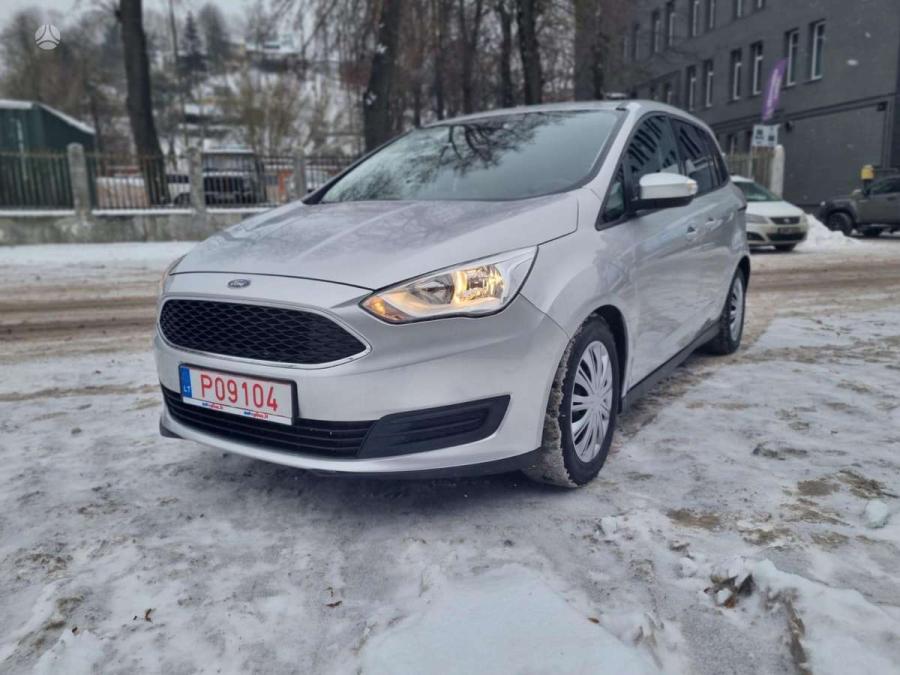 Grey Ford C-Max 2018 in Kaunas, with an engine capacity of 1.50 L and mileage of 165 thousand km for 6600 €, photo 2 on AUTOMOTO.COM.LV