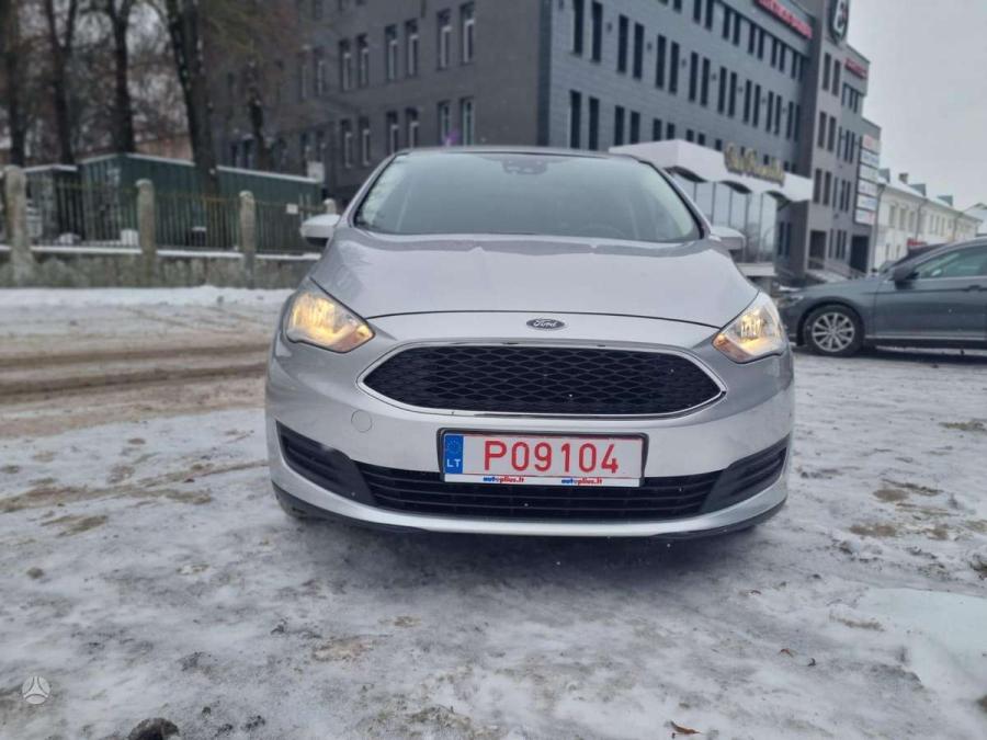 Grey Ford C-Max 2018 in Kaunas, with an engine capacity of 1.50 L and mileage of 165 thousand km for 6600 €, photo 3 on AUTOMOTO.COM.LV