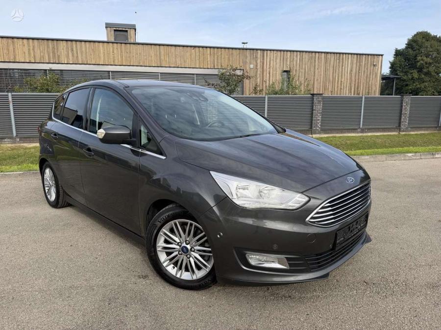 Pelēks Ford C-Max 2018 Šauļi, ar dzinēja tilpumu 1.50 L un nobraukumu 142 tūkst. km par 7650 €, foto 3 vietnē AUTOMOTO.COM.LV
