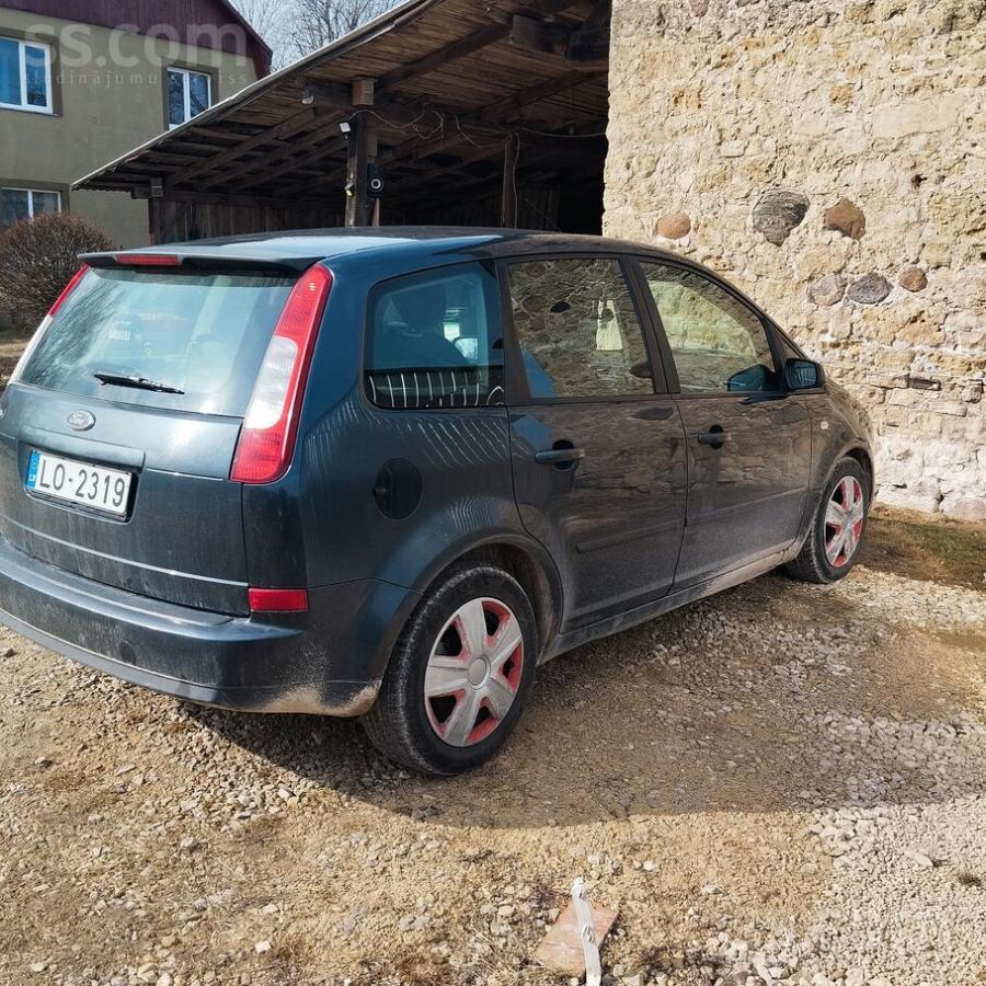Grey Ford C-Max 2006 in Aizkraukle, with an engine capacity of 1.60 L and mileage of 300 thousand km for 1300 €, photo 3 on AUTOMOTO.COM.LV