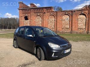 Pelēks Ford C-Max 2010 Liepāja, ar dzinēja tilpumu 1.60 L un nobraukumu 281 tūkst. km par 3300 €, foto  vietnē AUTOMOTO.COM.LV