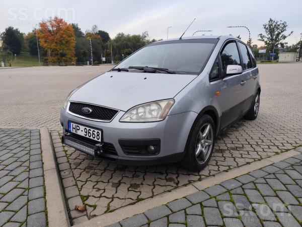 Grey Ford C-Max 2003 in Saldus, with an engine capacity of 1.60 L and mileage of 247 thousand km for 800 €, photo 1 on AUTOMOTO.COM.LV