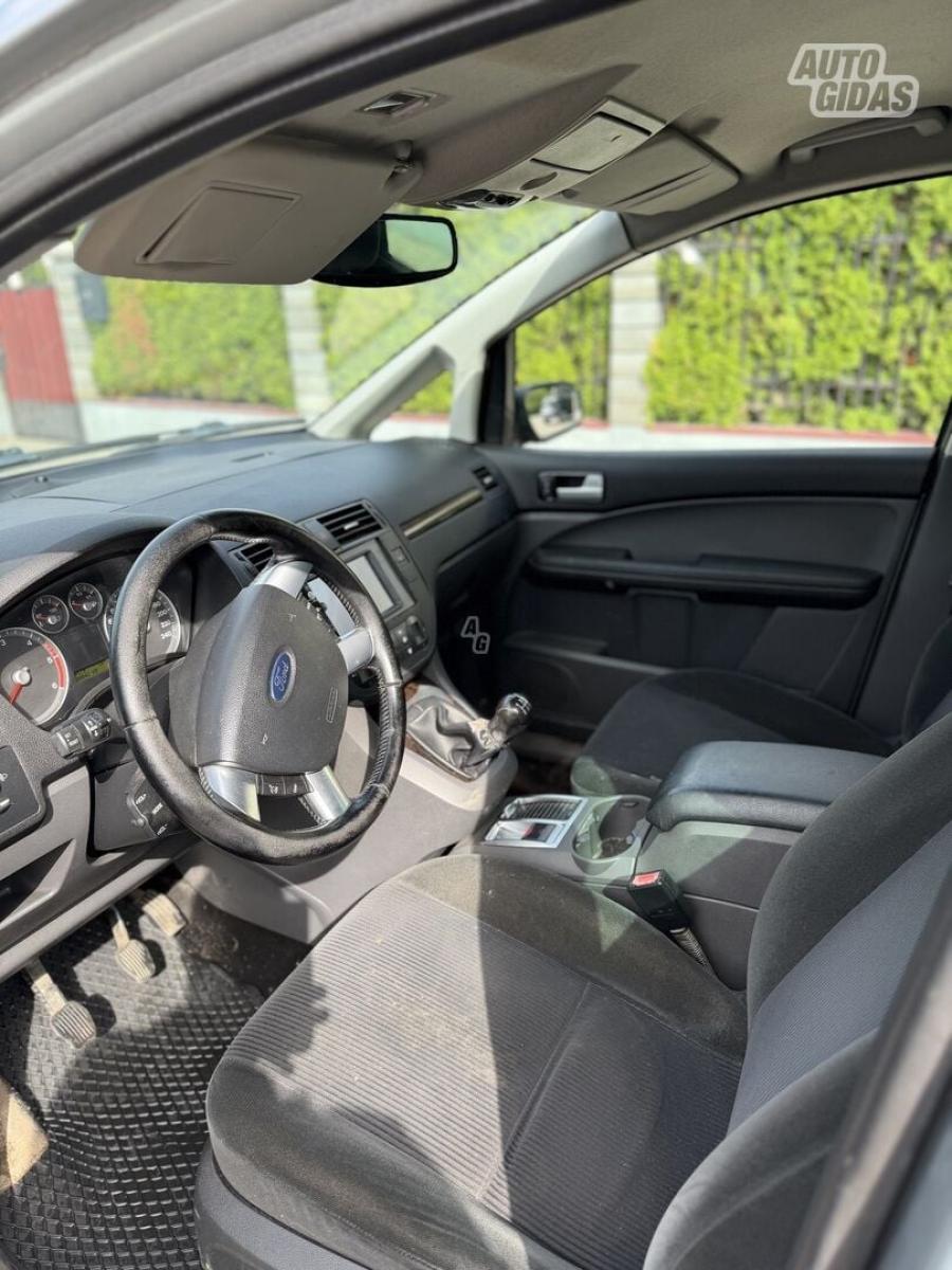 Pelēks Ford C-Max 2005 Kauņa, ar dzinēja tilpumu 1.60 L un nobraukumu 250 tūkst. km par 850 €, foto 11 vietnē AUTOMOTO.COM.LV