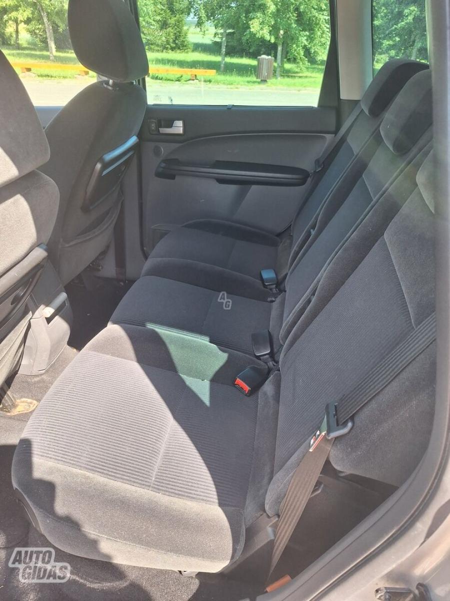 Grey Ford C-Max 2006 in Raseiniai, with an engine capacity of 1.80 L and mileage of 278 thousand km for 870 €, photo 9 on AUTOMOTO.COM.LV