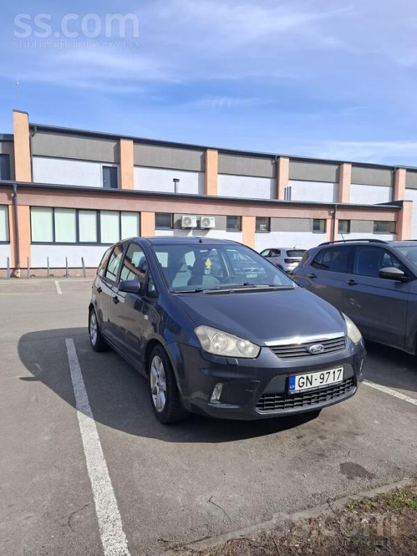 Grey Ford C-Max 2007 in Riga, with an engine capacity of 1.80 L and mileage of 301 thousand km for 800 €, photo 1 on AUTOMOTO.COM.LV
