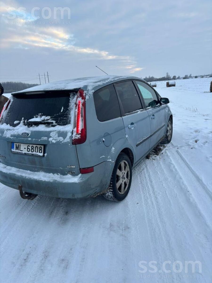 Pelēks Ford C-Max 2008 Jelgava, ar dzinēja tilpumu 1.60 L un nobraukumu 257 tūkst. km par 1800 €, foto 3 vietnē AUTOMOTO.COM.LV