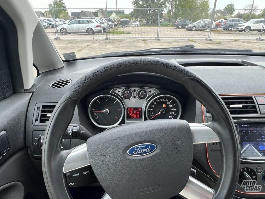Pelēks Ford C-Max 2008 Kėdainiai, ar dzinēja tilpumu 1.60 L un nobraukumu 244 tūkst. km par 2999 €, foto 21 vietnē AUTOMOTO.COM.LV