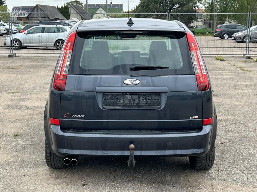 Grey Ford C-Max 2008 in Kedainiai, with an engine capacity of 1.60 L and mileage of 244 thousand km for 2999 €, photo 10 on AUTOMOTO.COM.LV
