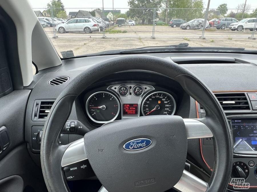 Grey Ford C-Max 2008 in Kedainiai, with an engine capacity of 1.60 L and mileage of 244 thousand km for 2999 €, photo 21 on AUTOMOTO.COM.LV