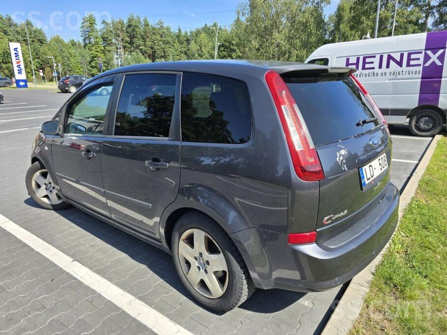 Pelēks Ford C-Max 2008 Rīga, ar dzinēja tilpumu 1.60 L un nobraukumu 290 tūkst. km par 1100 €, foto 5 vietnē AUTOMOTO.COM.LV