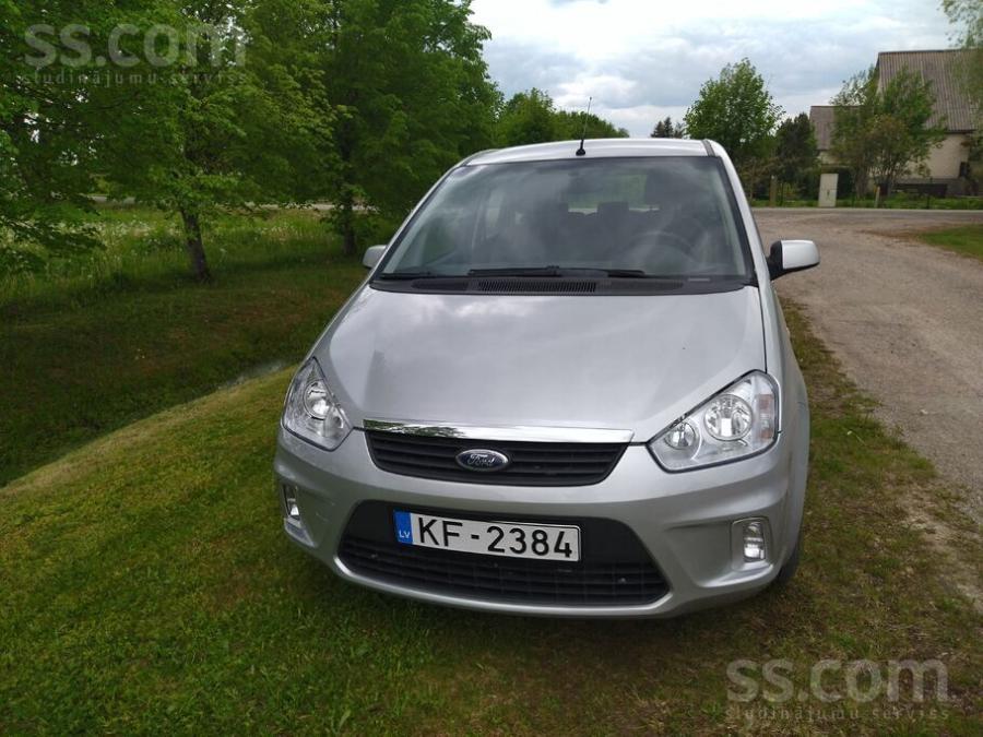 Grey Ford C-Max 2009 in Saldus, with an engine capacity of 1.60 L and mileage of 350 thousand km for 760 €, photo 2 on AUTOMOTO.COM.LV