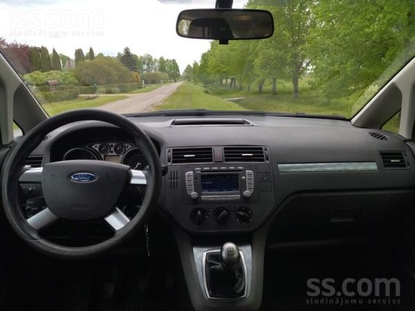 Grey Ford C-Max 2009 in Saldus, with an engine capacity of 1.60 L and mileage of 350 thousand km for 760 €, photo 4 on AUTOMOTO.COM.LV
